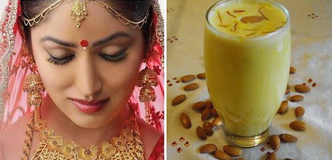 Why Indian Brides Serve A Glass of Milk On Their Wedding Night