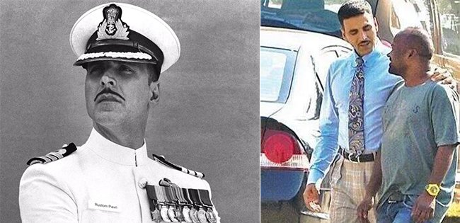 First Look of Akshay Kumar From His Upcoming Movie Rustom Revealed