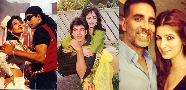 Akshay Kumar And The Series of Women He Dated In The Past