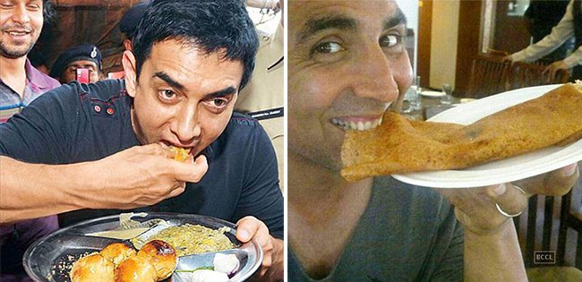 6 Times When Bollywood Celebs Were Spotted Eating Their Favourite Food
