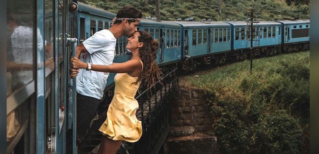 Stupid Romantic Photos – Dangling From a Train and More!