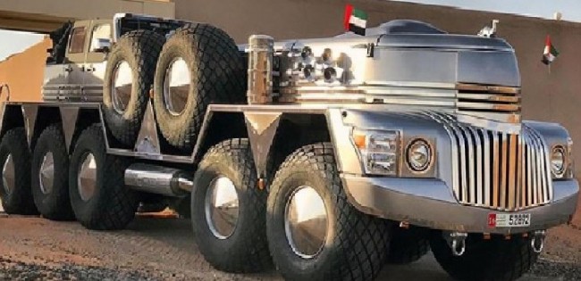 Check out the Abu Dhabi Sheikh’s ‘Transformer’ SUV
