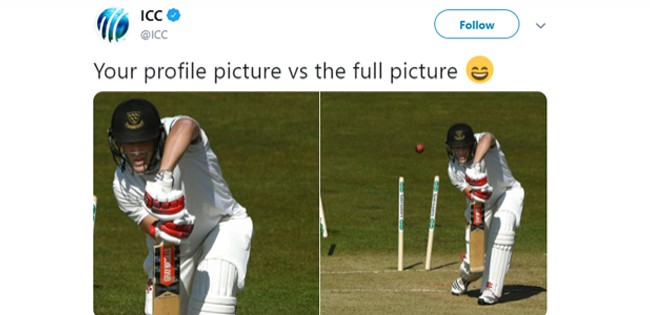 ICC’s Post Profile Picture v/s Full Picture Triggers Meme Fest